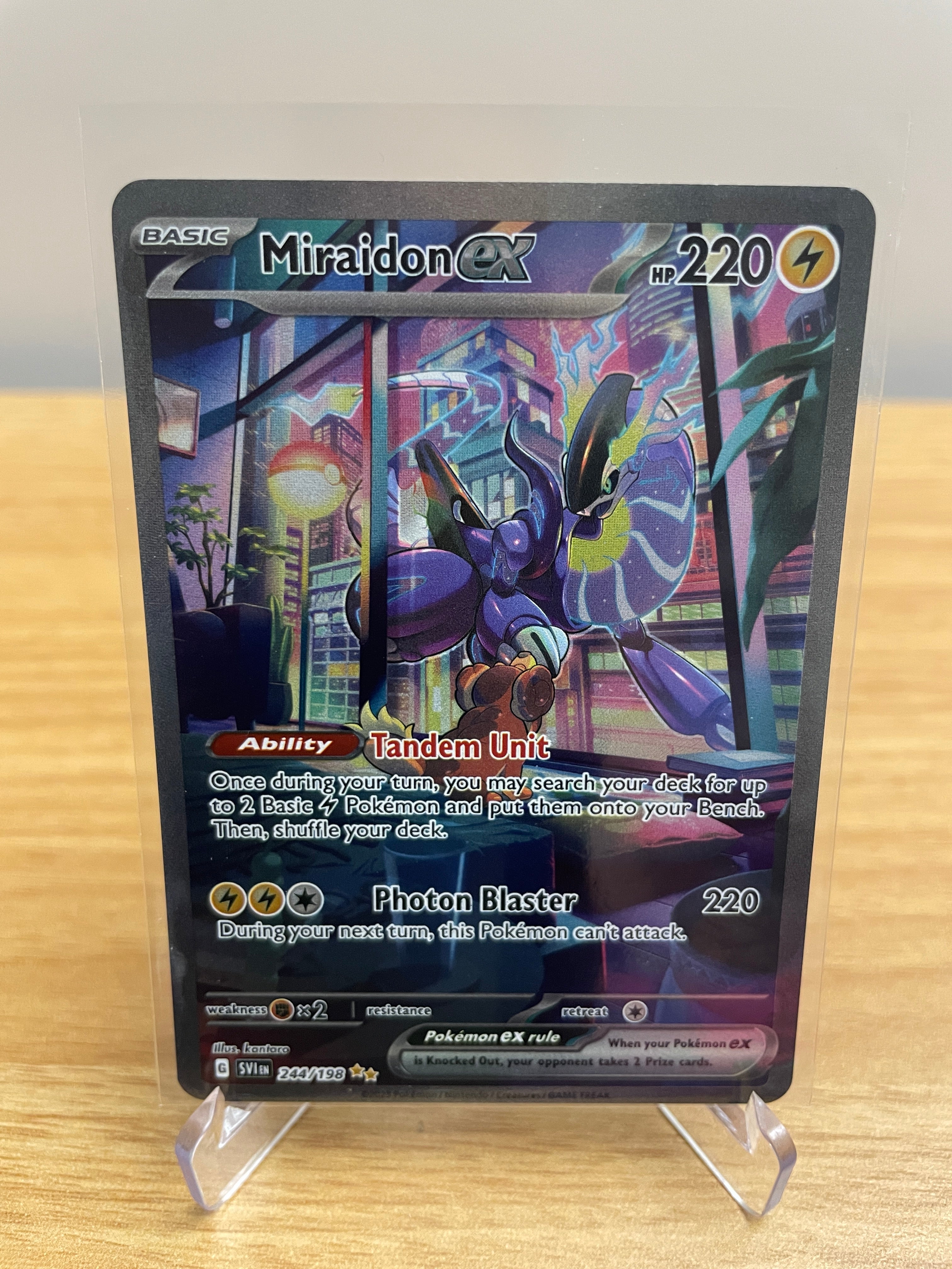 Miraidon ex - 244/198 - SV01: Scarlet & Violet Base Set (SVI) – Hexvault